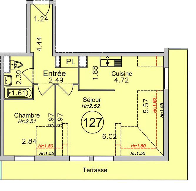 Appartement - T2 - 48m² - Villepinte (93420) | Havitat.fr - Action Logement