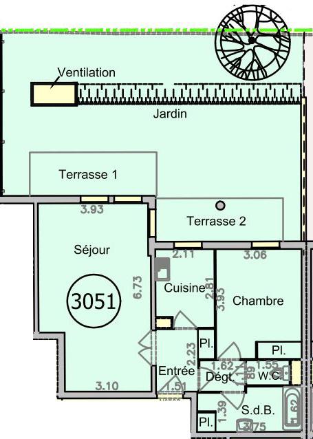 Appartement - T2 - 55m² - Sceaux (92330) | Havitat.fr - Action Logement