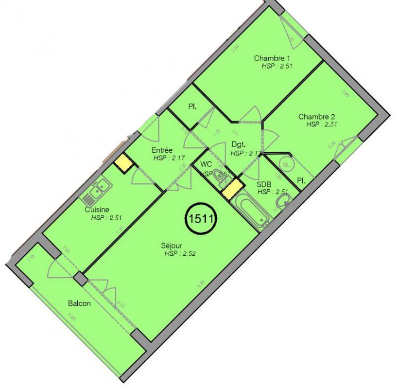 Appartement T3 65m² Toulouse 31100 Havitat Fr Action Logement
