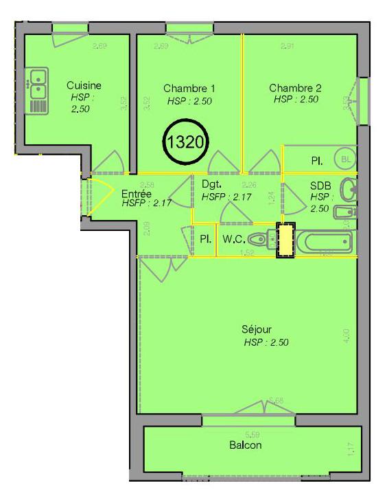 Appartement T3 63m² Toulouse 31100 Havitat Fr Action Logement