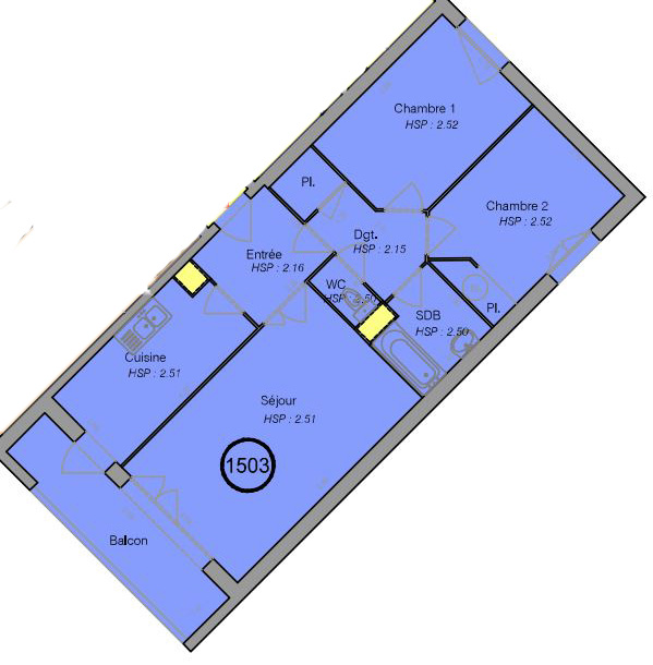 Appartement T3 64m² Toulouse 31100 Havitat Fr Action Logement