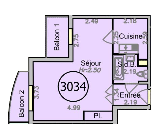 Appartement - T1 - 36m² - Sceaux (92330) | Havitat.fr - Action Logement